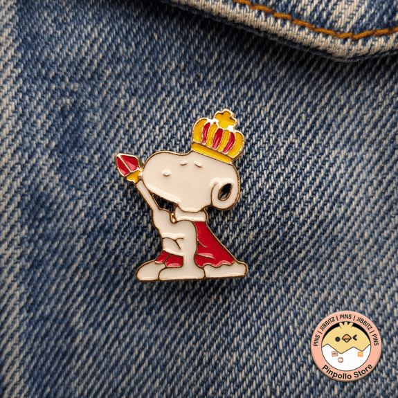 Snoopy Rey – Dibujos Animados – Pinpollo Store